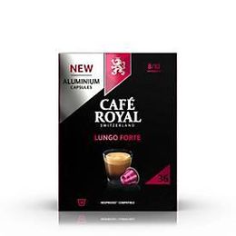 Café Royal Kaffeekapseln Café Royal Lungo Forte, kompatibel zum Nespresso®-System, 100 % Arabica Röstkaffee, Intensität 8/10, UTZ-zertifiziert, 36 Stück
