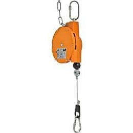 Federzug HAHN+KOLB Autostat Typ 7228, mit Balancer, Traglast 0,4 bis 1,2 kg, Seilauszugslänge bis 1600 mm, Spezialkunststoff, orange