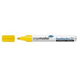 Legamaster Boardmarker TZ1, für Flipcharts und Whiteboards, gelb 10St.