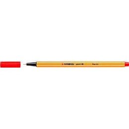 Stabilo Fineliner Point 88, 0,4 mm, 10 Stück, rot