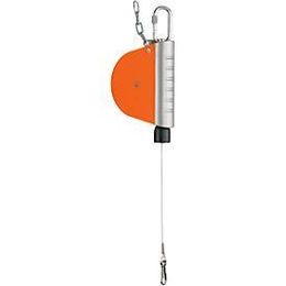 Federzug HAHN+KOLB Autostat Typ 7200, Traglast 1,2 bis 2,5 kg, Seilauszugslänge bis 1600 mm, Rückholer, Absturzsicherung, Spezialkunststoff, orange