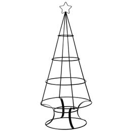 buttinette Metall-Weihnachtsbaum, schwarz, 82,5 cm