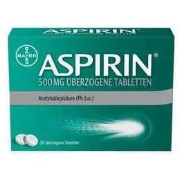BAYER Aspirin 500 mg überzogene Tabletten 20 St