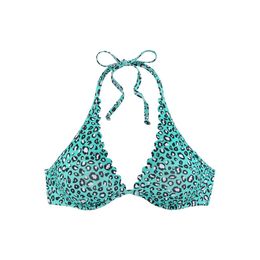 Lascana Bikini Top female Blue size 40