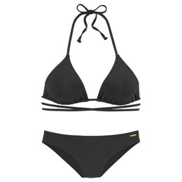 Bruno Banani Bikini Damen Gr&ouml;&szlig;e XXS schwarz