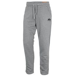 Alpha Industries Basic Jogger Small Logo S Leg (Sale) grey heather, Gr&ouml;&szlig;e S