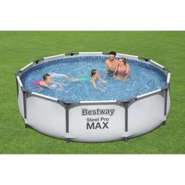 Bestway Steel Pro Max™ Frame Pool-Set, rund, mit Filterpumpe 305 x 76 cm