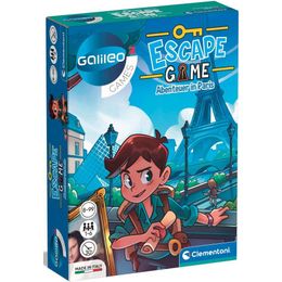 Clementoni® Spiel, Detektivspiel Galileo, Escape Game Abenteuer in Paris, Made in Europe, FSC® - schützt Wald - weltweit, bunt