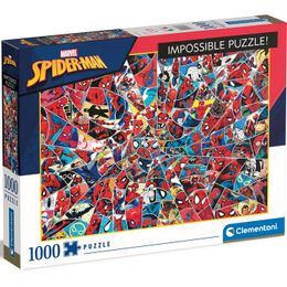 Clementoni® Puzzle Impossible Collection, Spiderman, 1000 Puzzleteile, Made in Europe, FSC® - schützt Wald - weltweit, bunt