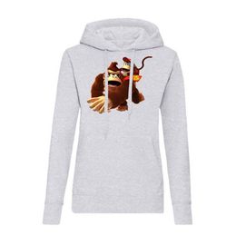 Blondie & Brownie Blondie & Brownie Hoodie Damen Donkey Diddy Kong Spiele Konsole Nerd Super Retro mit Kapuze