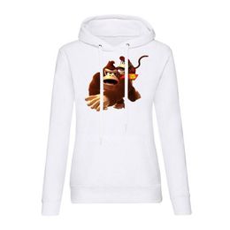 Blondie & Brownie Blondie & Brownie Hoodie Damen Donkey Diddy Kong Spiele Konsole Nerd Super Retro mit Kapuze