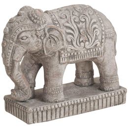 matches21 HOME & HOBBY matches21 HOME & HOBBY Dekofigur Elefant Dekofigur indisch Keramik 27 cm (1 St)