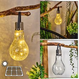 hofstein Tian Solarleuchte LED Schwarz, 1-flammig