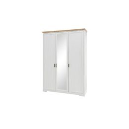 Kleiderschrank Jasmin II - weiß - 164 cm - 220 cm - 64 cm - Sconto