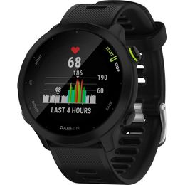 Garmin FORERUNNER 55 Multisport- Smartwatch (2,64 cm/1,04 Zoll, Garmin), GPS-Laufuhr, schwarz