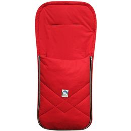 Heitmann Felle Fußsack Eisbärchen - Sommerfußsack, leichte Ausführung, ideal im Sommer, für Kinderwagen & Buggy, waschbar, rot