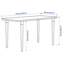 IKEA ANFALLARE / HILVER Schreibtisch