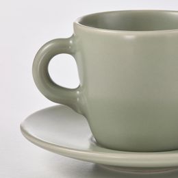 IKEA FÄRGKLAR Tasse mit Untertasse