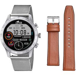 Smartwatch Lotus "50047/1" Smartwatches silberfarben Smartwatch Fitness-Tracker