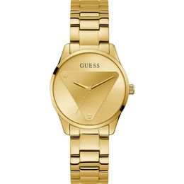 Quarzuhr Guess "GW0485L1" Armbanduhren goldfarben Damen Quarzuhren