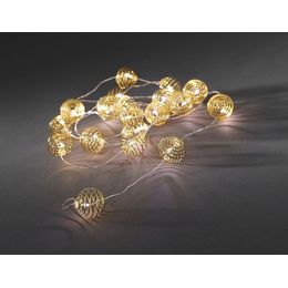 Konstsmide LED-Lichterkette 3154-803 LED Deko Lichterkette 20er Batterie