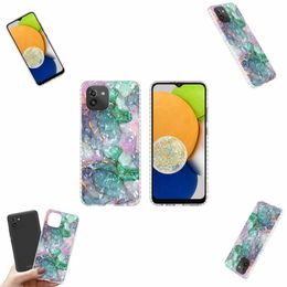 Wigento Handyhülle Für Samsung Galaxy A03 Silikon Handy Tasche Etuis TPU Muster Motiv 2 Schutz Hülle Cover
