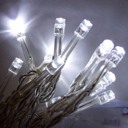 Nipach LED-Lichterkette BI11570 10er LED Lichterkette kaltweiß