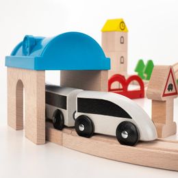 IKEA LILLABO Eisenbahn-Set mit Schienen, 45-tlg.