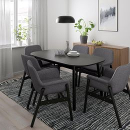 IKEA VEDBO / VEDBO Tisch und 6 Stühle