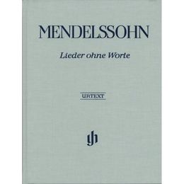 Mendelssohn Bartholdy, Felix - Klavierwerke, Band III - Lieder ohne Worte - Felix Mendelssohn Bartholdy, Halbleder