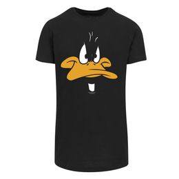 F4NT4STIC T-Shirt 'Looney Tunes Daffy Duck Big Face' Herren Gr&ouml;&szlig;e XL safran / schwarz / wei&szlig;