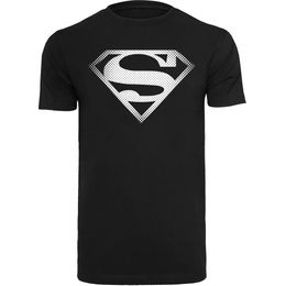 F4NT4STIC T-Shirt 'DC Comics Superman Spot Logo' Herren Gr&ouml;&szlig;e XXL hellgrau / schwarz