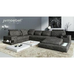 JVmoebel Ecksofa, Moderne Wohnzimmer Design Ecksofa Möbel Eckcouch Textilpolster Couch