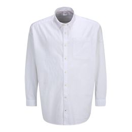 Jack & Jones Plus Jack & Jones Plus Button Up Shirt 'Oxford' male White size 5XL