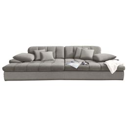 Mr. Couch Big-Sofa Biarritz, wahlweise mit Kaltschaum (140kg Belastung/Sitz), Kopfteilverstellung, beige|braun