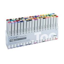 Copic® Sketch D Layoutmarker-Set farbsortiert 1,0 + 6,0 mm, 72 St.