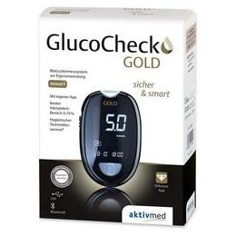 Glucocheck Gold Blutzuckermessgerät Set mmol/l 1 St