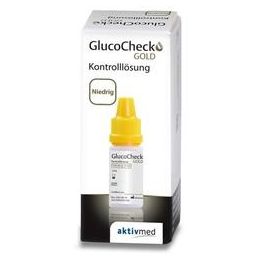 Glucocheck Gold Kontrolllösung niedrig 4 ml