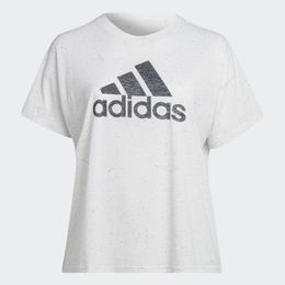 adidas Sportswear Große Größen: T-Shirt, weiß, Gr.44/46