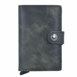 Secrid Miniwallet Vintage Kreditkartenetui Geldbörse RFID Leder 6,5 cm olive black
