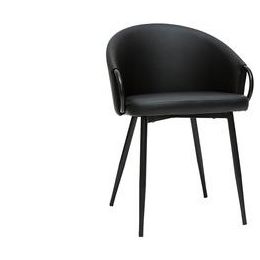 Miliboo Design-Stuhl schwarz PRECIO
