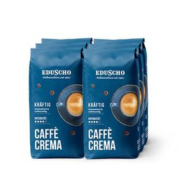 Tchibo Eduscho Caffè Crema Kräftig - 6x 1 kg Ganze Bohne