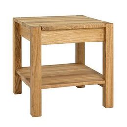 HAKU Möbel Beistelltisch Massivholz eiche 43,0 x 43,0 x 45,0 cm