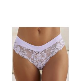 Lascana String lila Gr. 32/34 für Damen. Körpernah