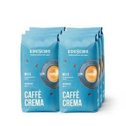 Tchibo Eduscho Caffè Crema Mild - 6x 1 kg Ganze Bohne