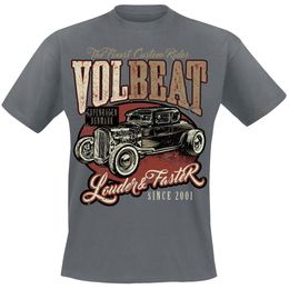 Volbeat Louder And Faster T-Shirt grau in L