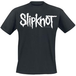 Slipknot White Logo T-Shirt schwarz in L