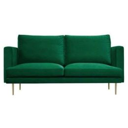 JVmoebel 2-Sitzer Grüne Textil Couch Luxus Sofa Zweisitzer Polster Designer Couch