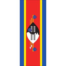 flaggenmeer Flagge Flagge Swasiland 110 g/m² Hochformat