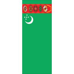 flaggenmeer Flagge Flagge Turkmenistan 110 g/m² Hochformat